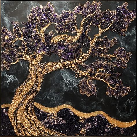 a largescale fine arts print in dark wood frame featuring intricate