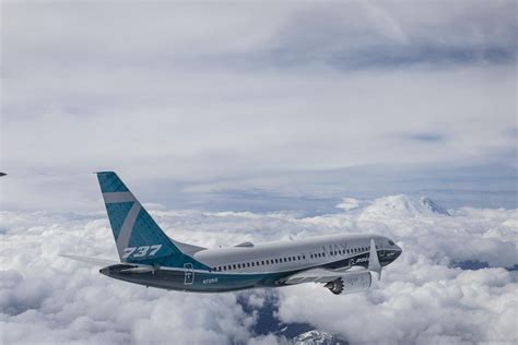 图片 波音737max 7测试机再次腾空进行测试飞行民航资源网