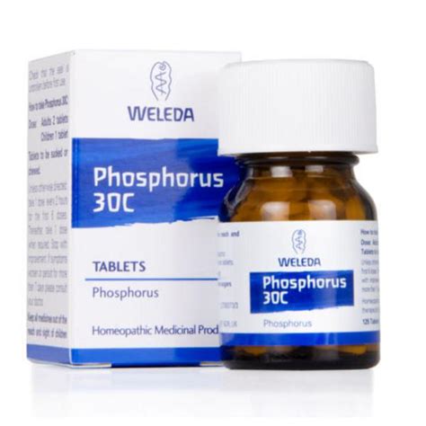 Phosphorus Homeopathic Remedy C In Tabs From Weleda