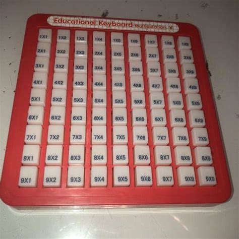 Educational Keyboard Multiplication Press And See Home School Math Table 4555397966