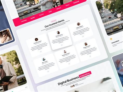 unifiedui testimonial sections by unifiedui on dribbble