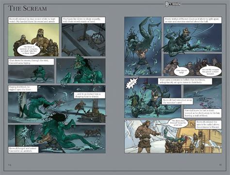 Beowulf And Grendel Comic Strip