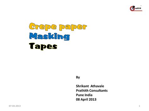 Masking Tape Cost Effective PPT