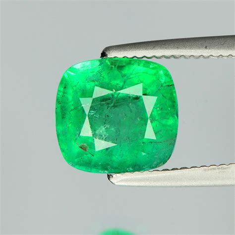 Precious 1 99ct Emerald Awesome Lustrous Cut Gemstone
