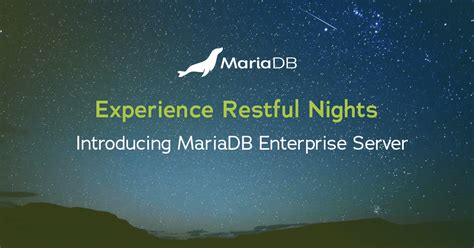 MariaDB Stellt Neuen MariaDB Enterprise Server 10 4 Vor MariaDB