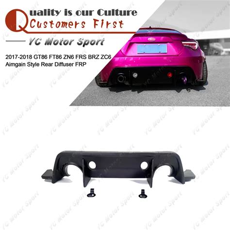 Car Accessories Frp Fiber Glass Aimgain Style Rear Diffuser Fit For