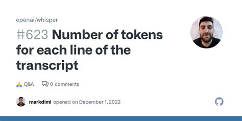 Number Of Tokens For Each Line Of The Transcript · Discussion 623