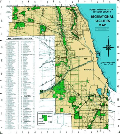 Cook County Recreation Map Cook County Illinois • Mappery