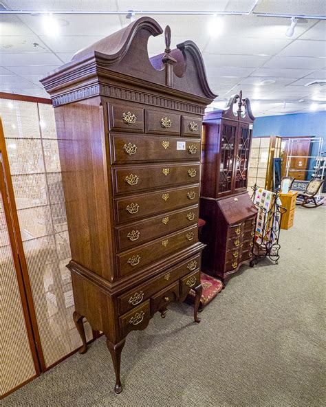 Cherry Highboy Chest New England Home Furniture Consignment