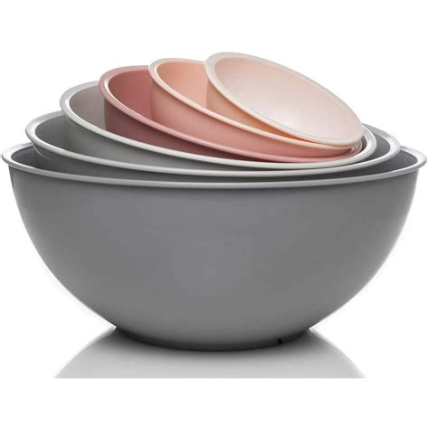 Cook With Color Mixing Bowls With Lids 12 Piece Plastic Nesting Bowls