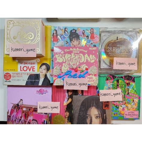 ONHAND UNSEALED Red Velvet Albums NO PC See Pic For Inclusions Shopee Philippines