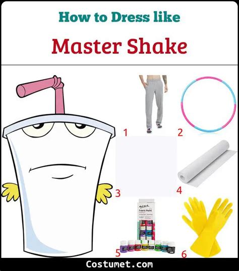 Master Shake Costume From Aqua Teen Hunger Force For Halloween