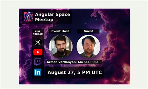 First Angular Space Meetup Date
