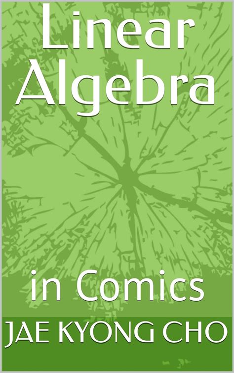 Linear Algebra In Comics Ebook Cho Jae Kyong Kim Seong Ryeol Kindle Store
