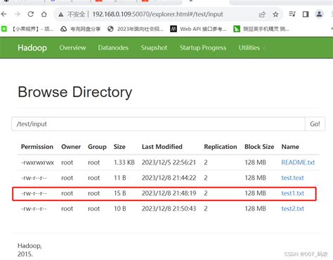 Hadoop中hdfs中的shell命令 Csdn博客