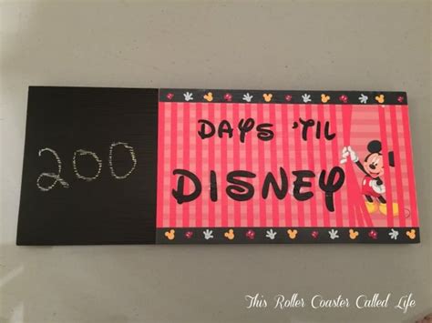 Making Your Own Disney Countdown Calendar This Roller Coaster Called Life