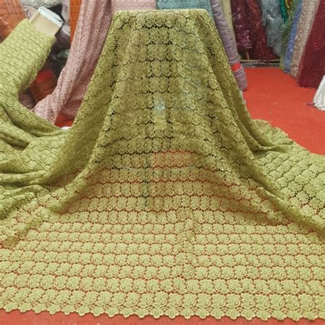 Jual COD Bahan Kain Oki Prada Premium Brokat Oki Prada Oky Kebaya Shopee Indonesia