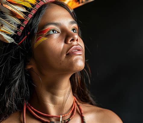 Premium Photo Brazilian Native Woman Indigenous Original People