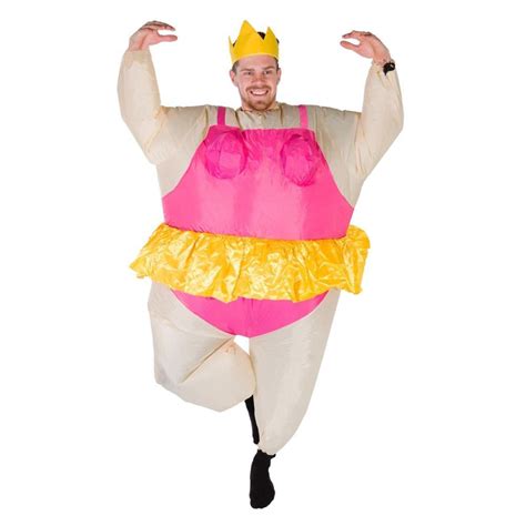 Adult Inflatable Funny Blow Up Fancy Dress Carry On Ride Costume Outfit