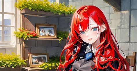 Aiイラスト 赤髪 Aiイラスト屋のイラスト Pixiv