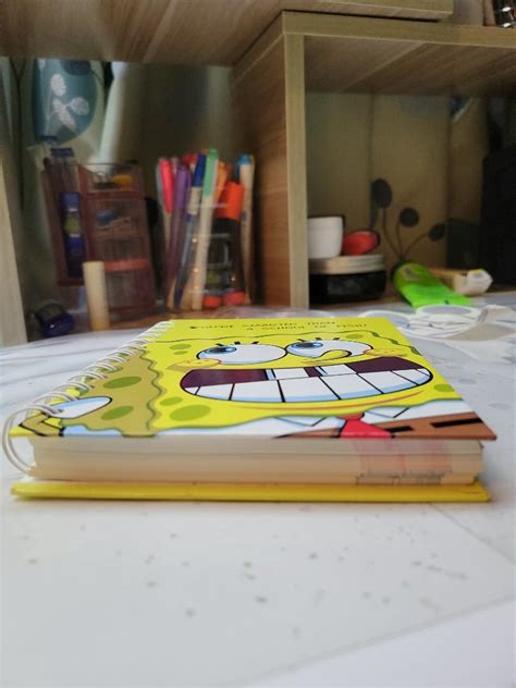 Spongebob Notebook 興趣及遊戲 手作＆自家設計 文具 On Carousell