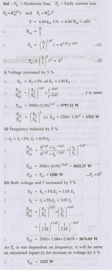 Separation Of Core Losses Single Phase Transformer
