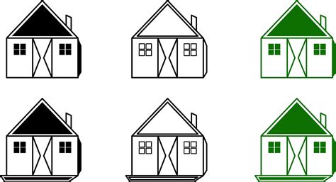 Flat Design House Silhouette Vector Art At Vecteezy