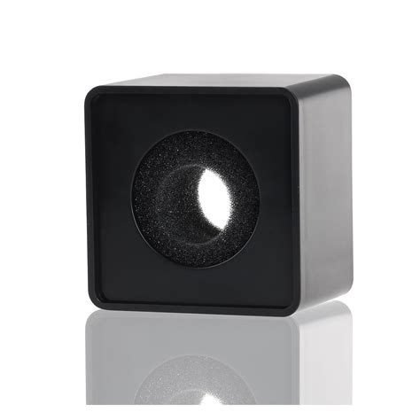 Cimaxic Microphone Logo Flag Station Cube Black Abs Plastic 1pcs