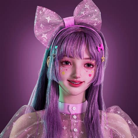 虚拟偶像lixi李 站酷zcool