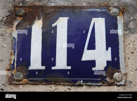 Number 114 Hi Res Stock Photography And Images Alamy