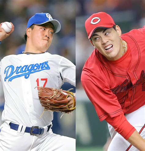 中日・柳裕也―広島・九里亜蓮スタメン発表 スポーツ報知