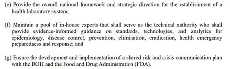 Philippines Bill Creating CDC Enshrines Pandemic Powers For The