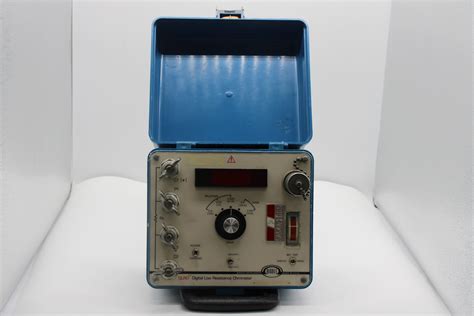 Biddle 247000 Dlro Digital Low Resistance Ohms Meter Ntc Tech