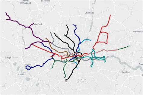 Fascinating Tfl And London Tube Map Shows Exact Geography Of Transport