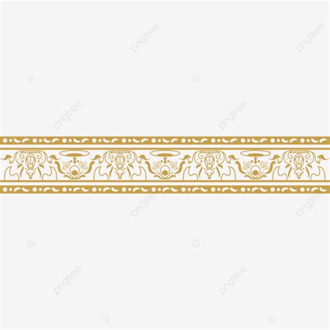 황금 장식 태국 패턴 테두리 복고풍 벡터 태국 패턴 테두리 타이어 패턴 테두리 골드 화려한 태국 무늬 테두리 벡터 Png 일러스트 및 벡터 에 대한 무료 다운로드