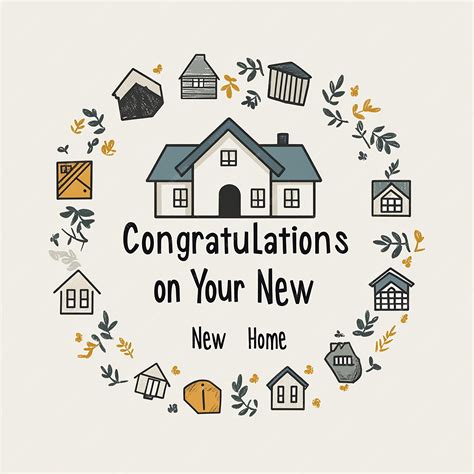 Doodle House Congratulations On Your New Home Banner Premium Ai