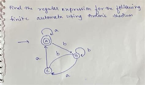 Solved Find The Regular Expression For The Following
