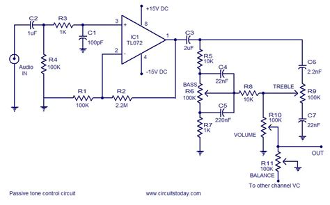 Tone Control Circuit Lm 324 Circuit Diagram Centre