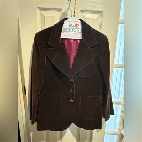 Mark Hober Jackets And Coats Vintage 97s Mark Hober Brown Velvet