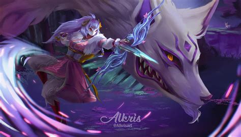 Artstation Fanart Spirit Blossom Kindred