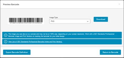 barcodes available in gs1 us data hub