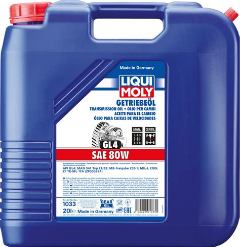 LIQUI MOLY Getriebeöl GL4 80W 20 l ab 121 73 Preisvergleich bei