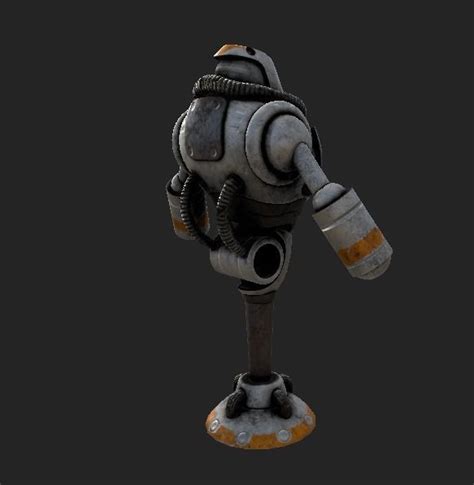 3d Model Dummy Robot Vr Ar Low Poly Cgtrader
