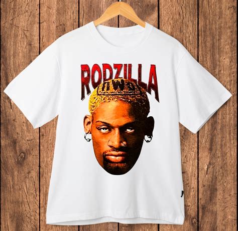 Rodzilla T Shirt Dennis Rodman Tee Dennis Rodman Wwe Vintage Rap Tee Pippen Jordan