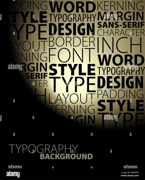 Abstract Design And Typography Background Stock Vector Image And Art Alamy