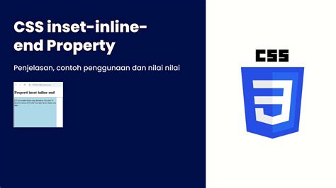 Belajar Css Lanjutan 328 Css Inset Inline End Property — Minarsih Tech