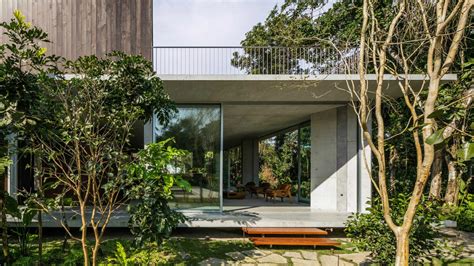 Gui Mattos Perches Timber Clad Box On Top Of Pyramidal Ceiling At