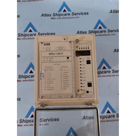 ABB SPAJ C OVERCURRENT AND EARTH FAULT RELAY Atlas Shipcare Services