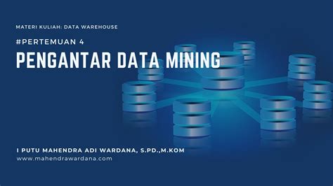 Pertemuan 4 Pengantar Data Mining