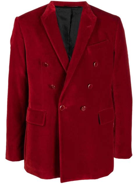 Double Breasted Velvet Blazer Editorialist